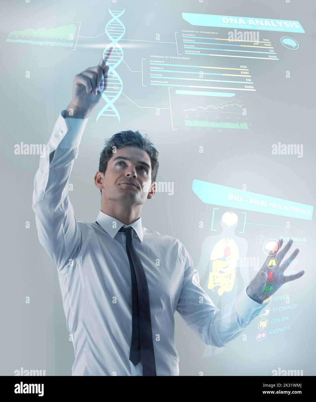 The future is now - Touchscreen technology Stock Photo - Alamy