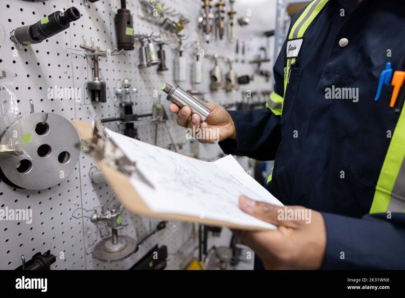 Check list engineer hi-res stock photography and images - Alamy