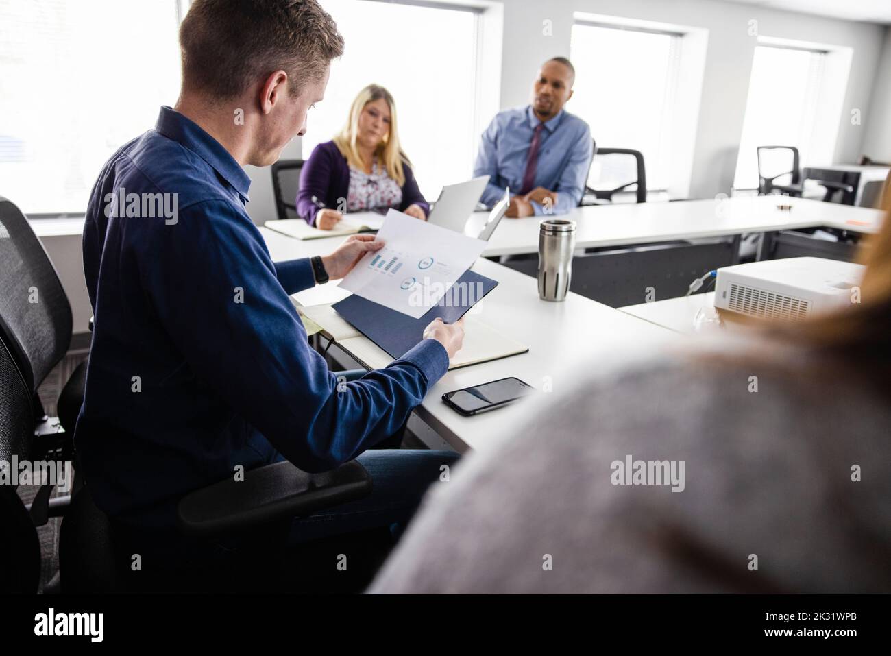 Group and meeting not smart interior hi-res stock photography and ...