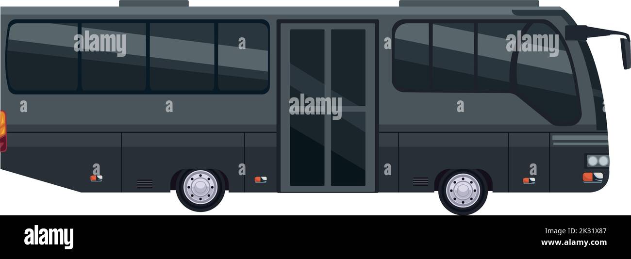 black bus vehicle mockup Stock Vector Image & Art - Alamy