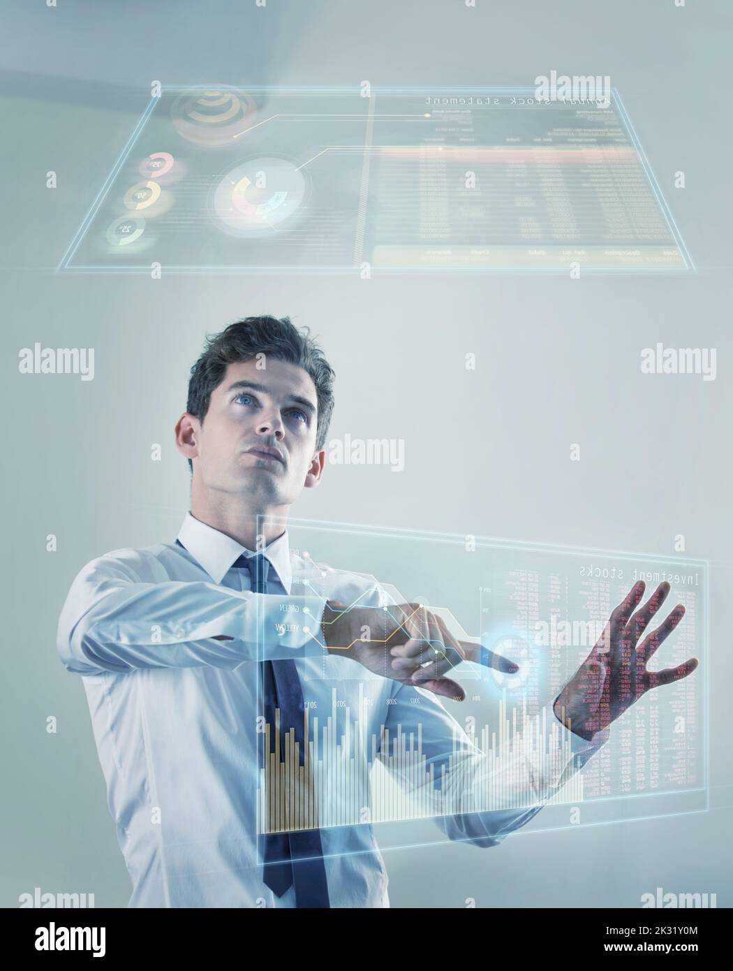 The future is now - Touchscreen technology Stock Photo - Alamy