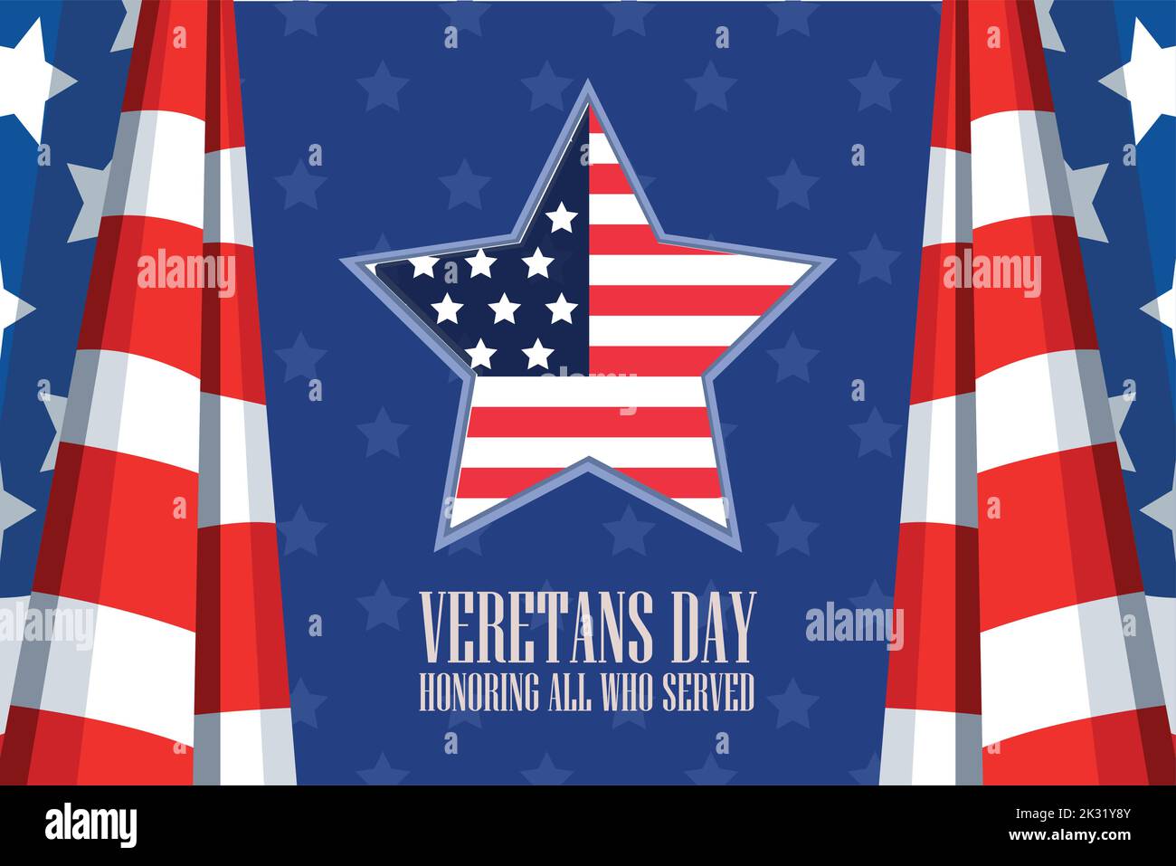 veterans day lettering card Stock Vector Image & Art - Alamy