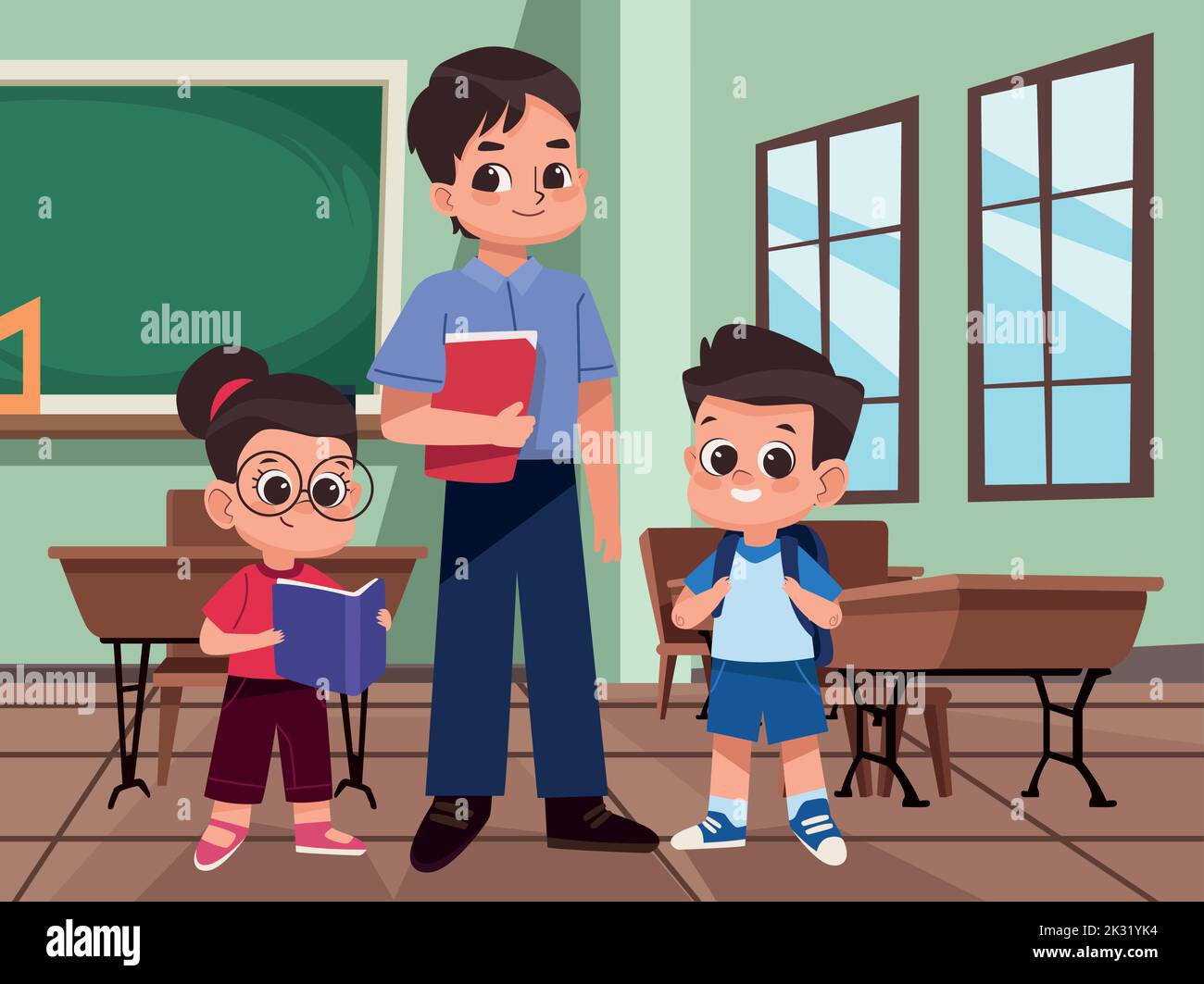 teacher with students in classroom Stock Vector Image & Art - Alamy teacher with students in classroom Stock Vector Image & Art - Alamy