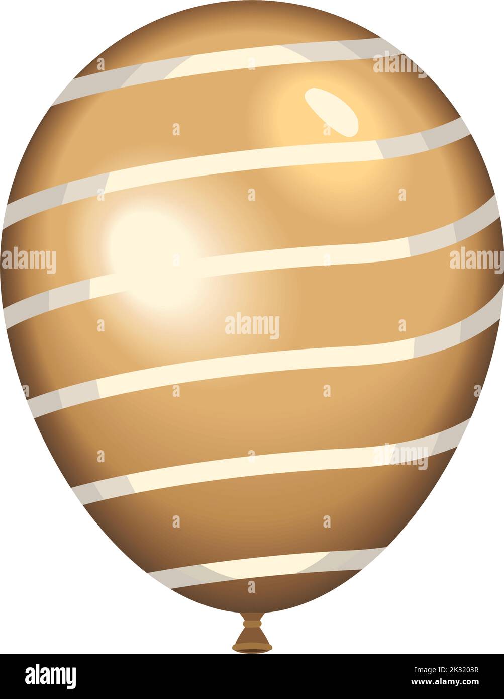 golden balloon helium floating Stock Vector Image & Art - Alamy