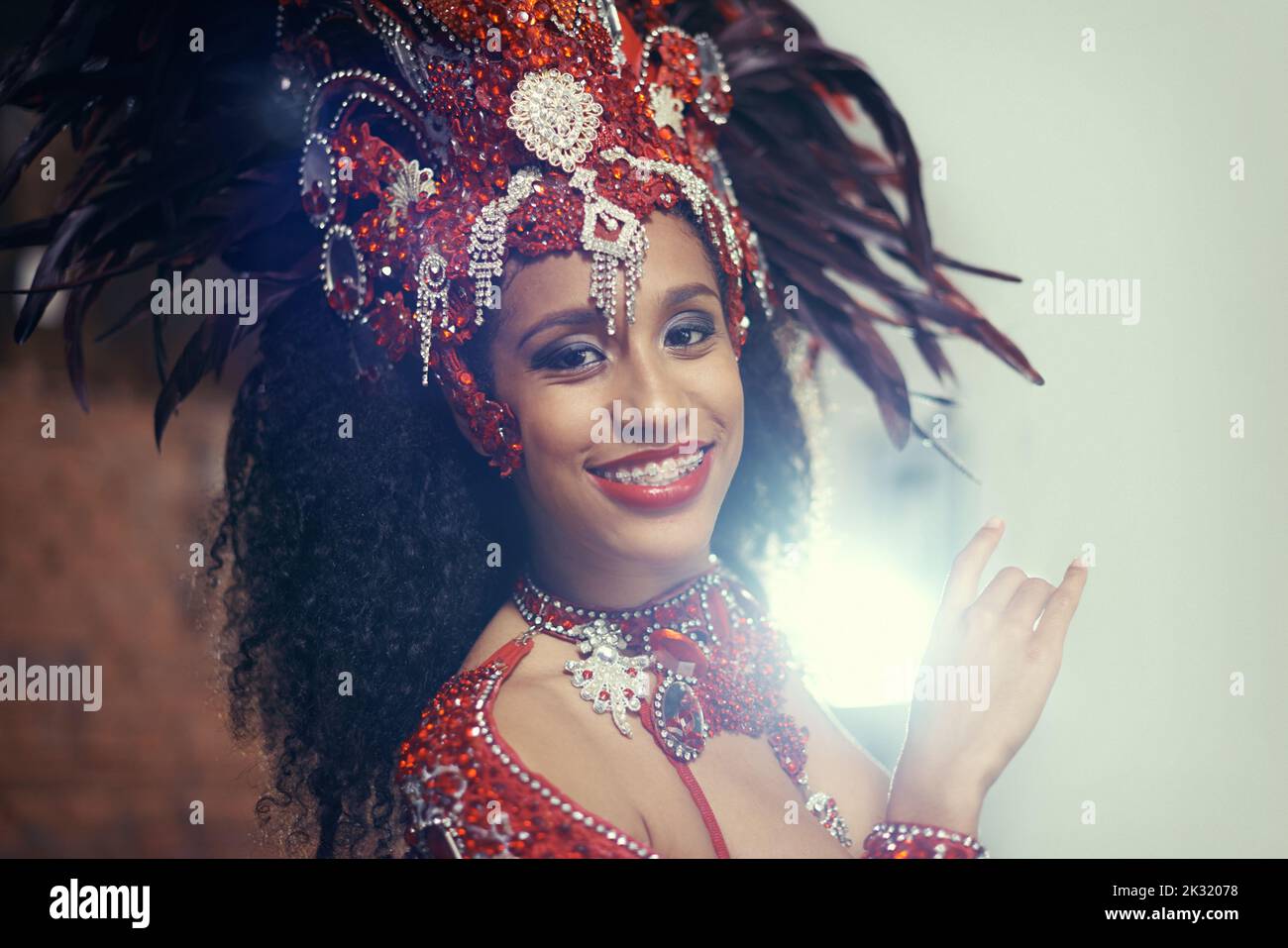 Live performances are her passion. Cropped portrait of a beautiful ...