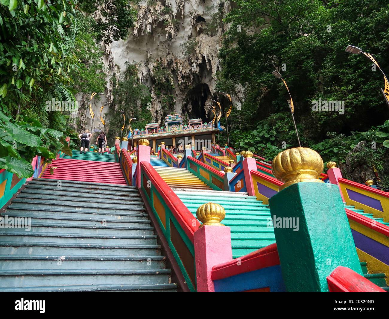 Stairs of the batu caves near kuala lumpur Stock Photo - Alamy