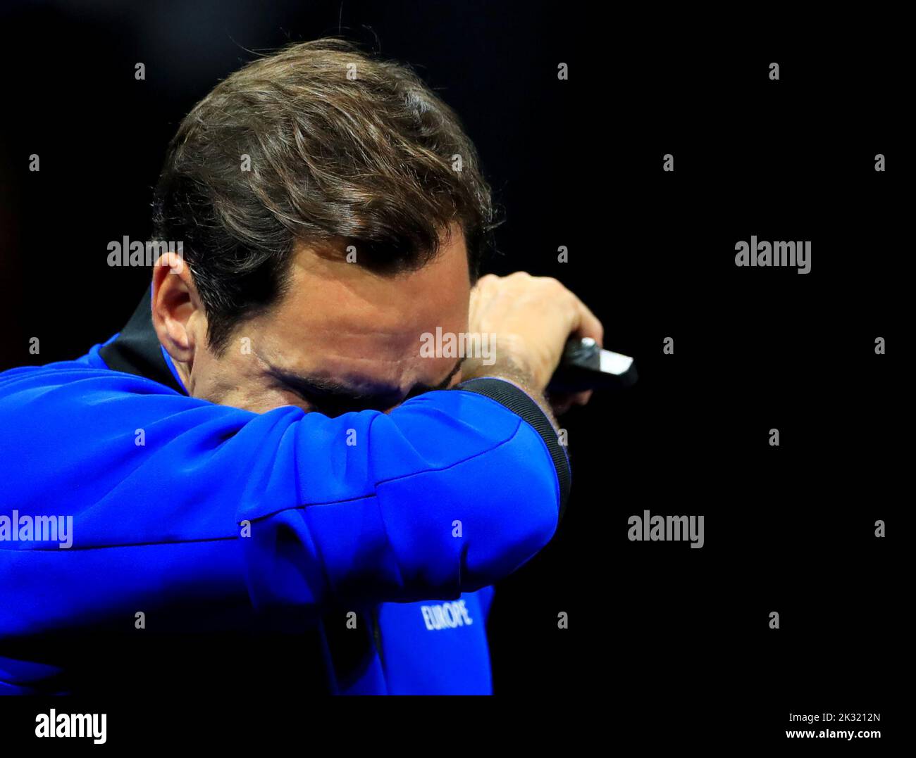 London, UK. 24th Sep, 2022. Team Europe player Roger Federer of ...