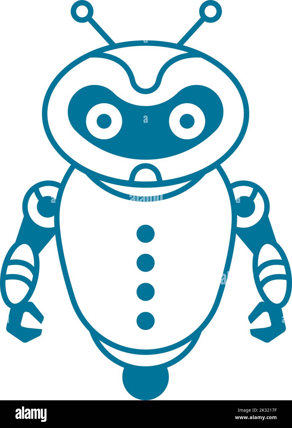 Robot Icon Vector Illustration Design Template Stock Vector Image And Art Alamy