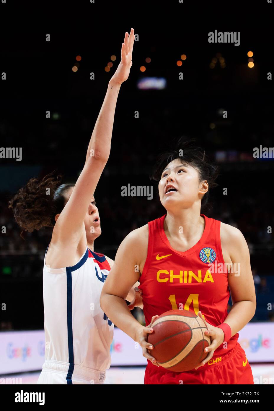 Sydney, Australia. 24th Sep, 2022. Yueru Li of China in action during ...