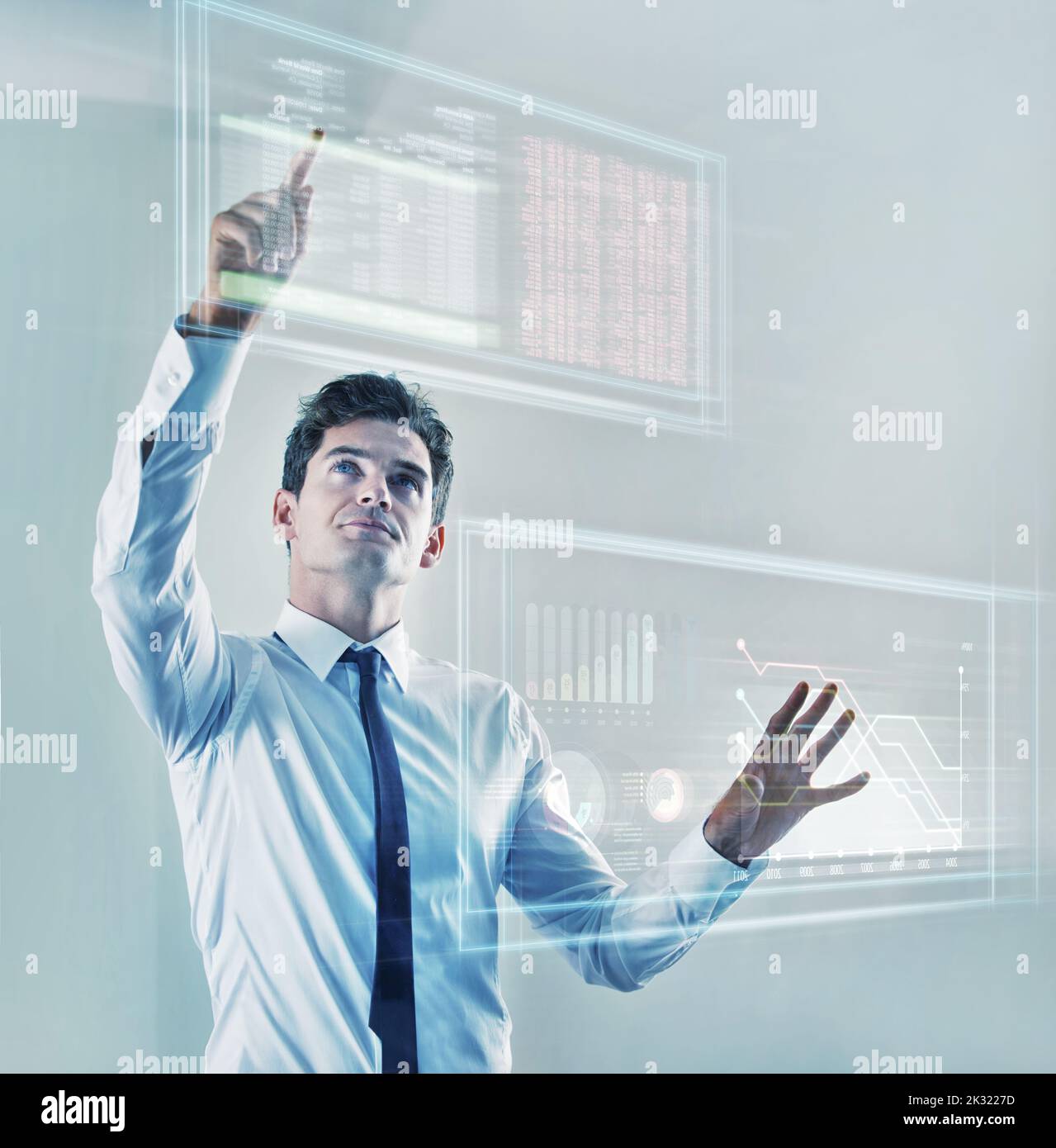 The future is now - Touchscreen technology Stock Photo - Alamy