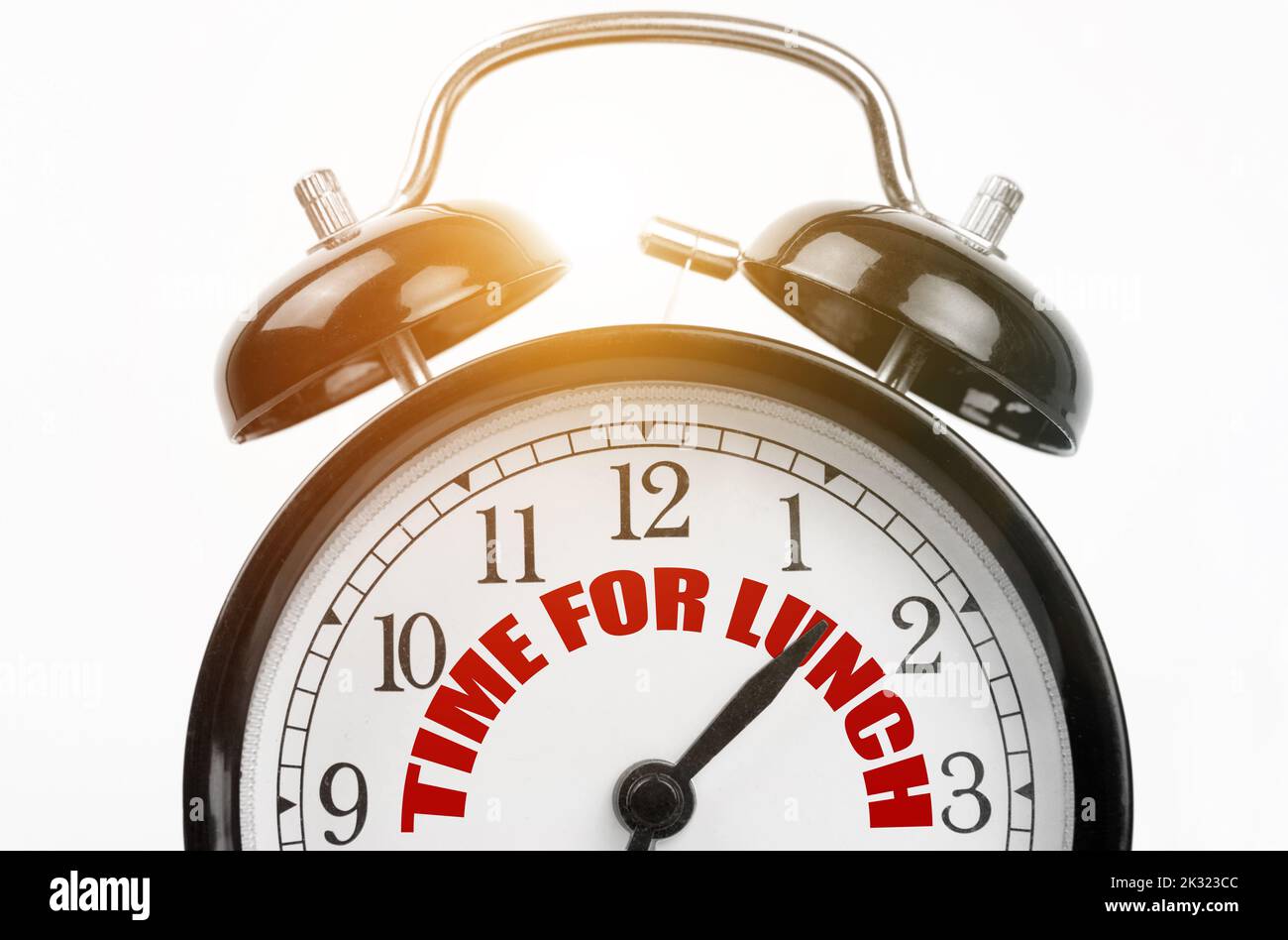 Time lunch text on hi-res stock photography and images - Alamy