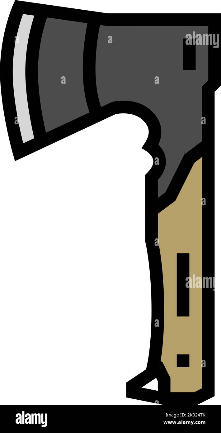 hunter axe tool color icon vector illustration Stock Vector Image & Art ...