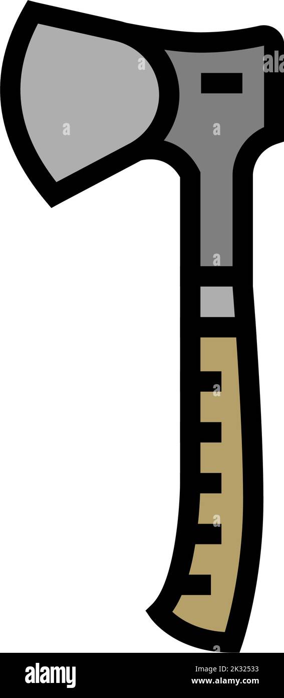 hatchet hatchet color icon vector illustration Stock Vector Image & Art ...