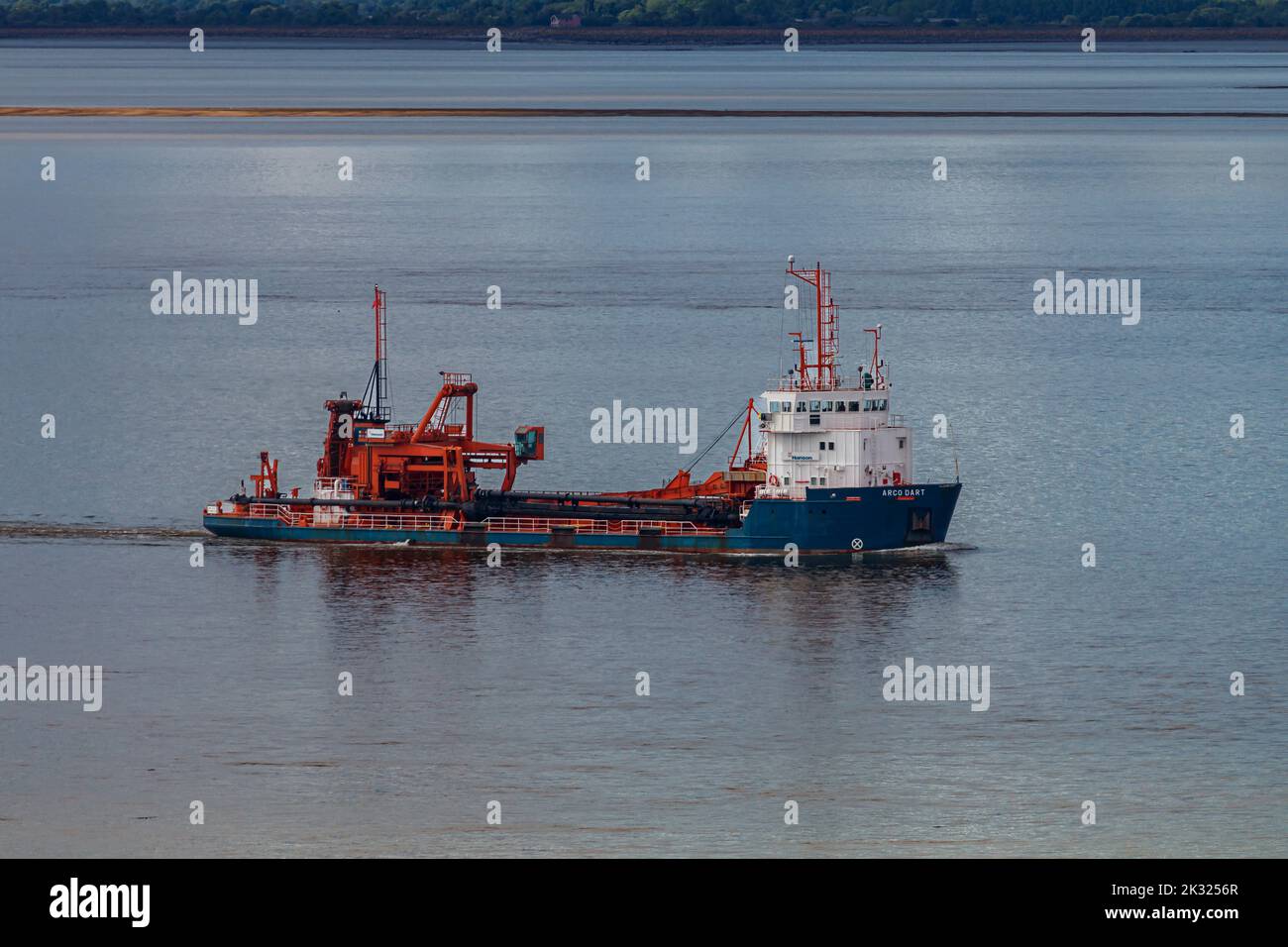 Arco dart dredger heading into Avonmouth Stock Photo - Alamy