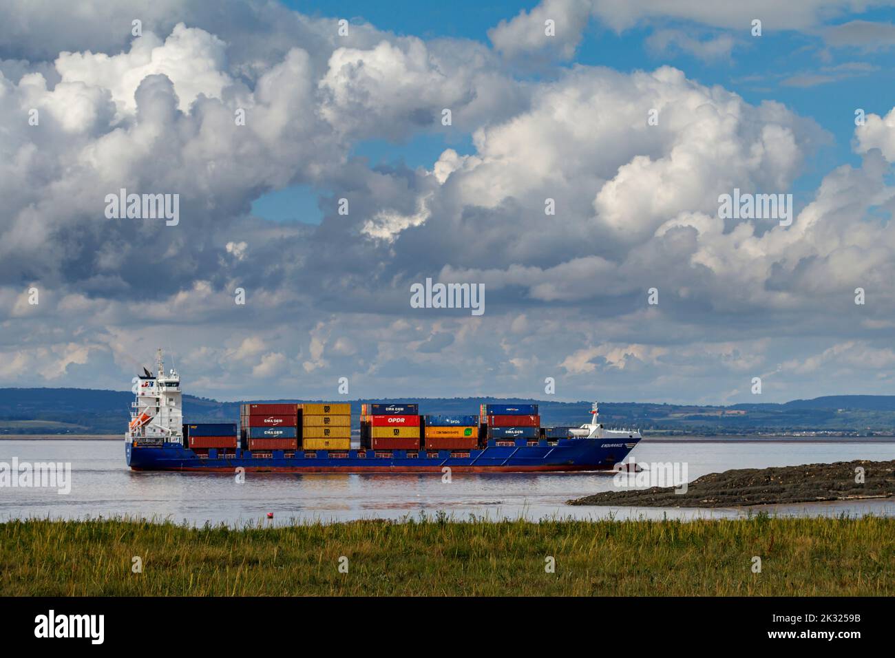 Coastal container ship Endurance Stock Photo - Alamy