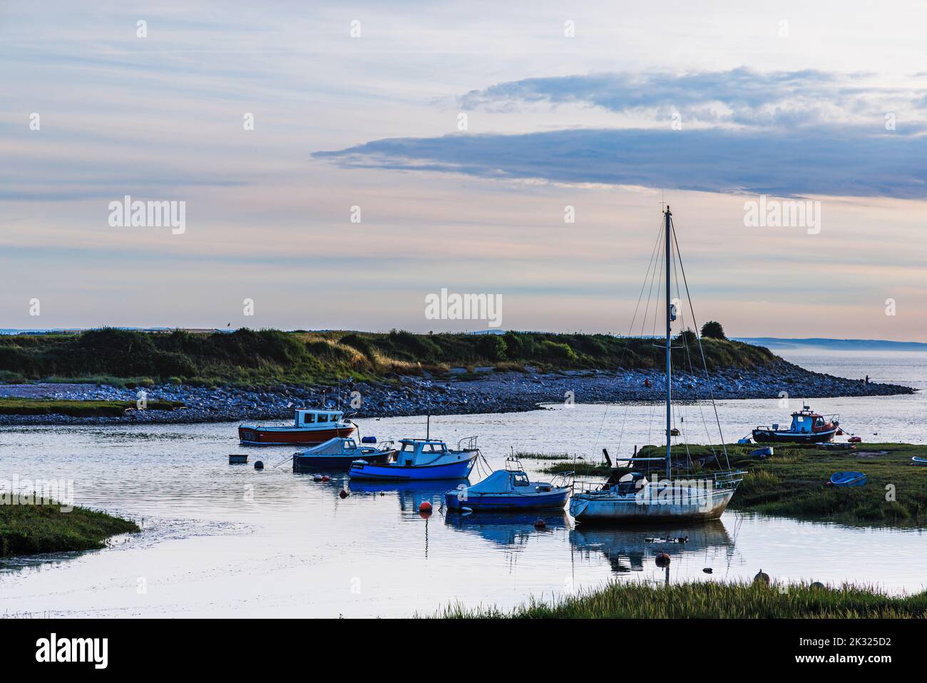 Calm evening down on the pill Stock Photo - Alamy