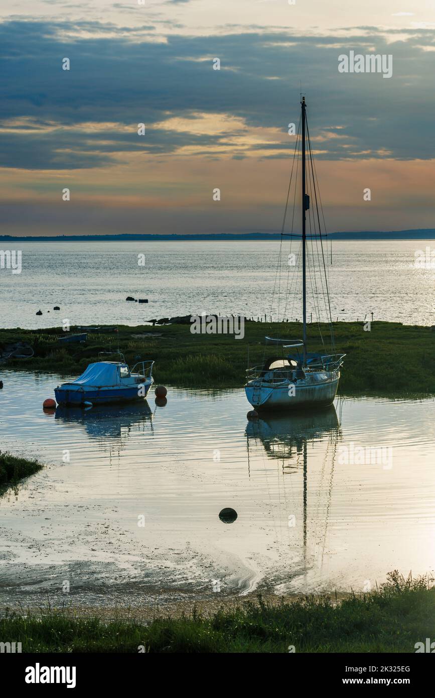 Calm evening down on the pill Stock Photo - Alamy