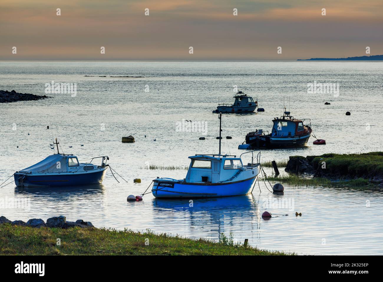 Calm evening down on the pill Stock Photo - Alamy