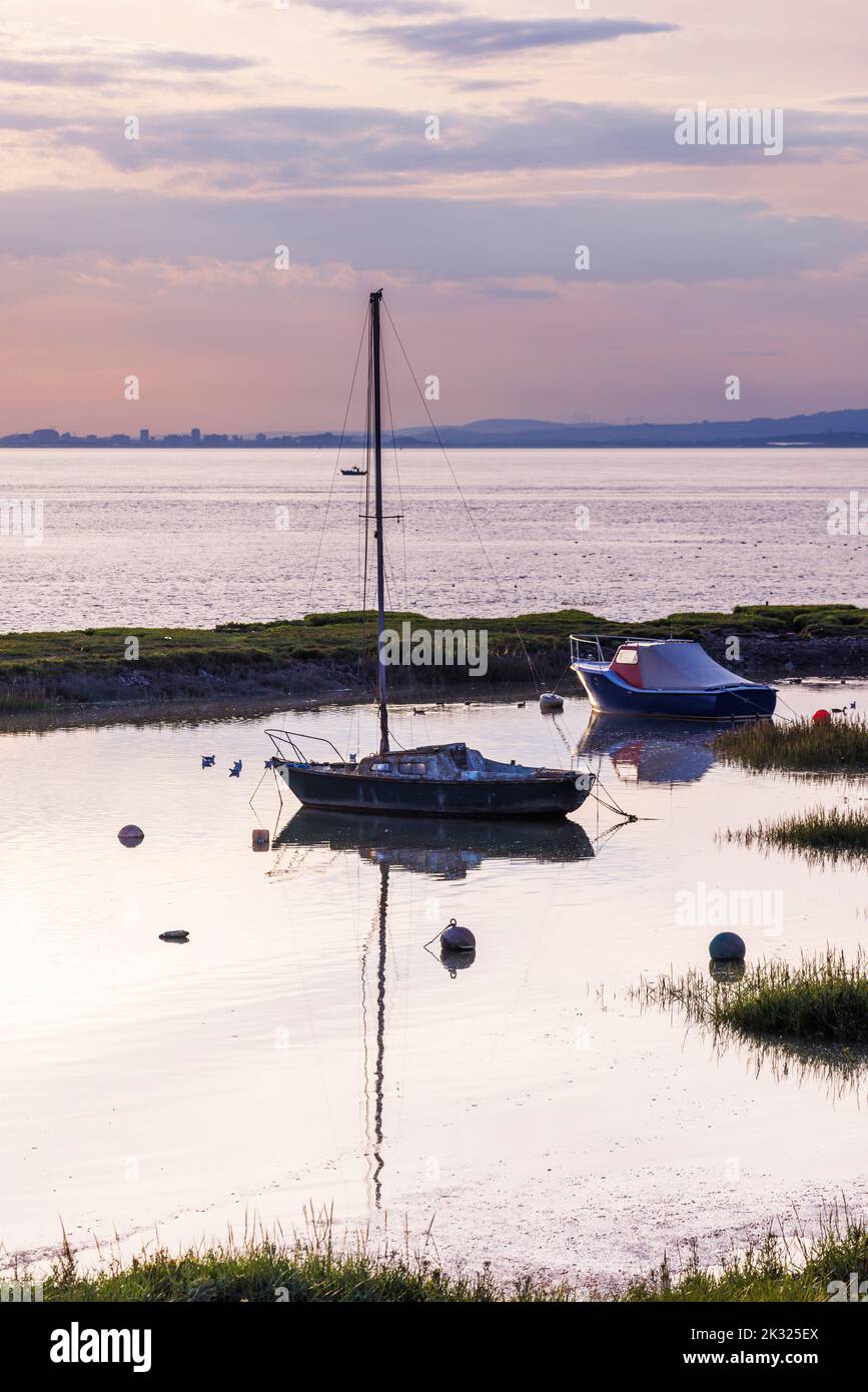 Calm evening down on the pill Stock Photo - Alamy