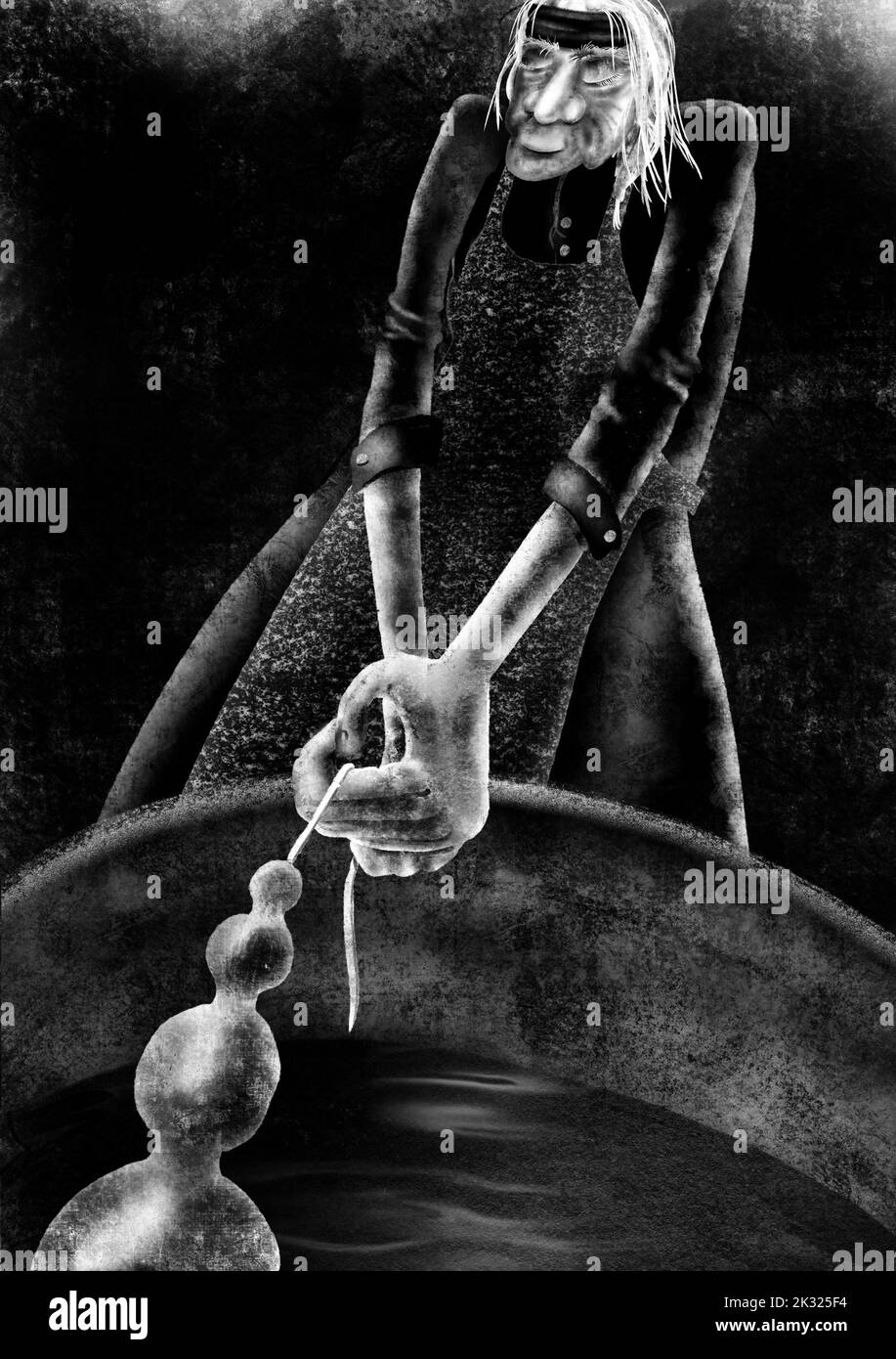 Churchkhela is a traditional Georgian candle-shaped candy. The process ...