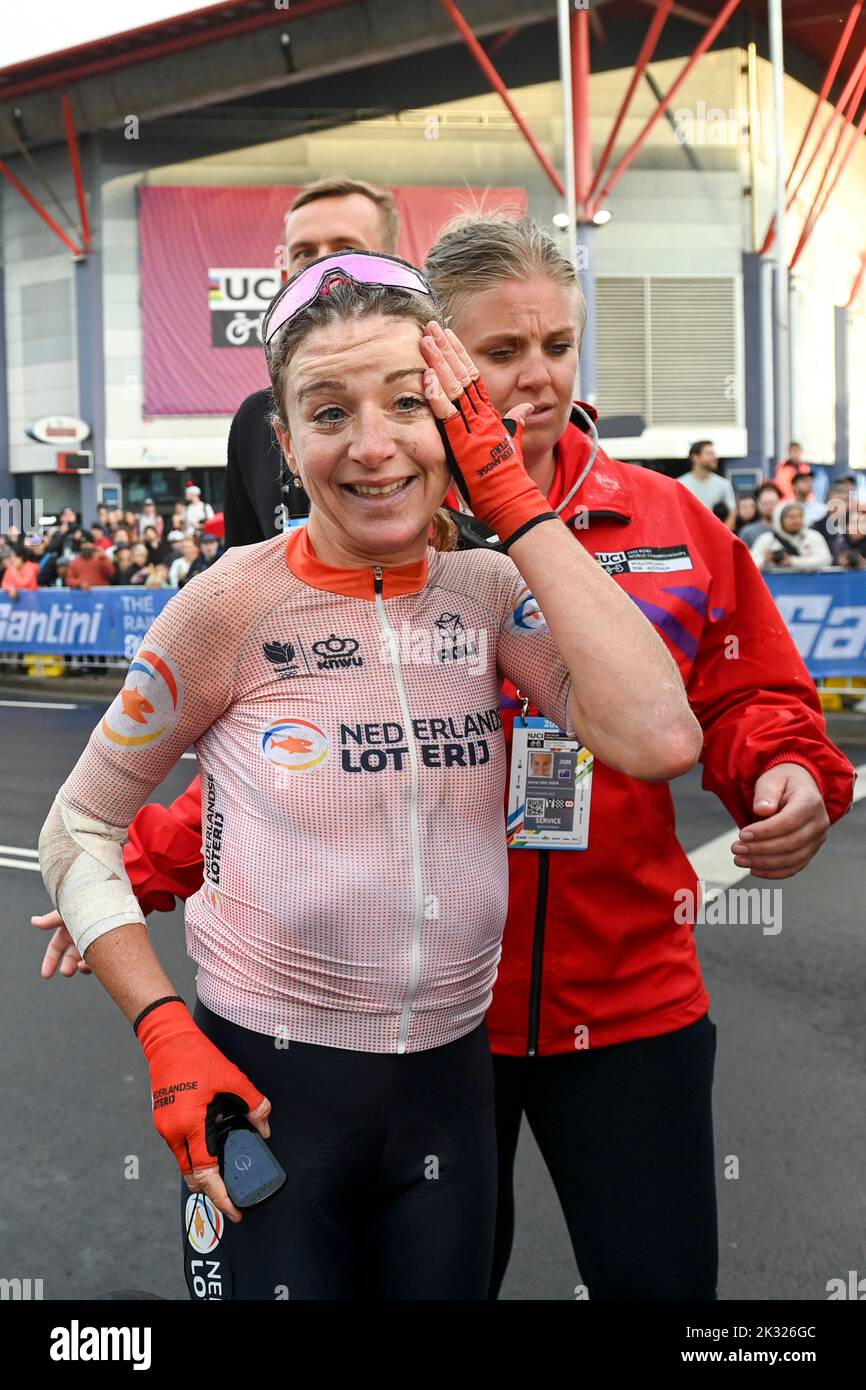 Wollongong, Australia. 24th Sep, 2022. Dutch Annemiek Van Vleuten ...