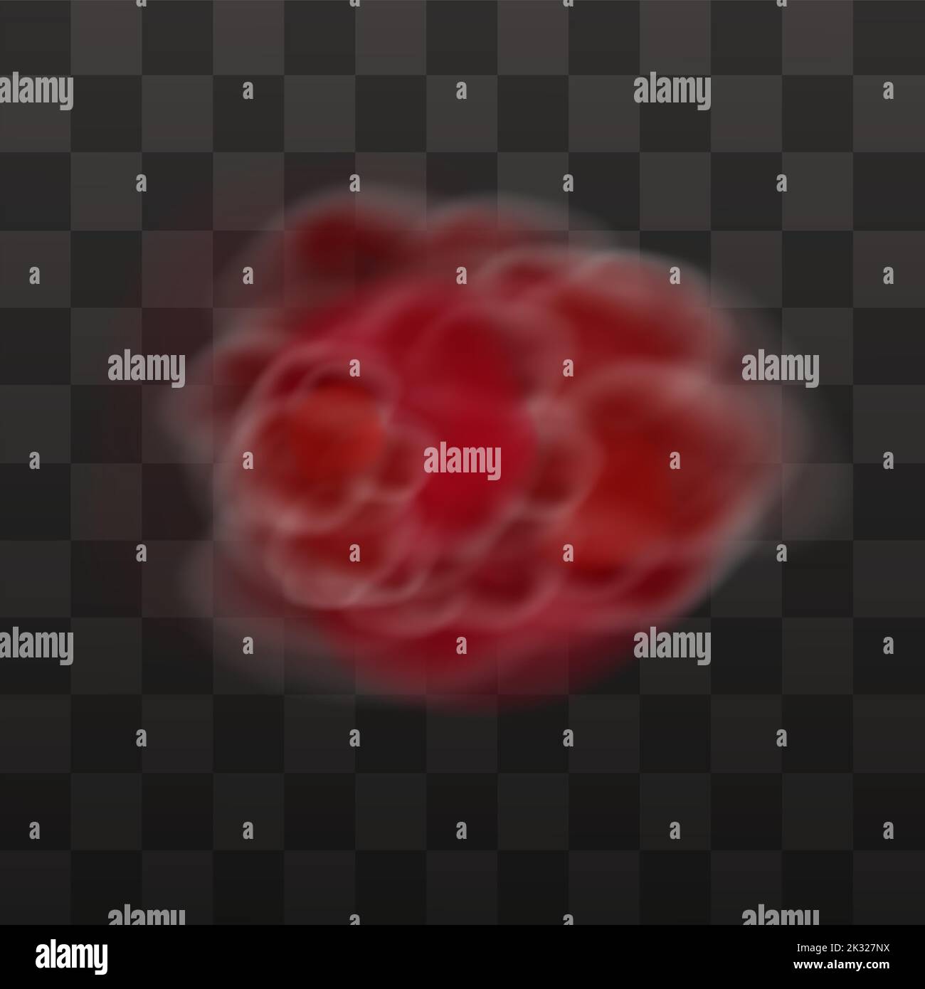 Purple poisonous gas, dust and smoke effect.Realistic scary mystical ...