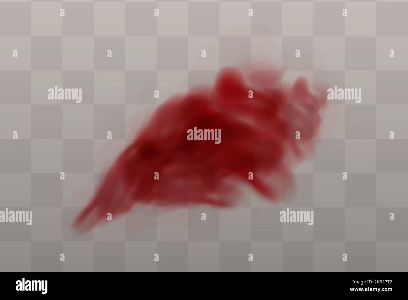 Purple poisonous gas, dust and smoke effect.Realistic scary mystical ...