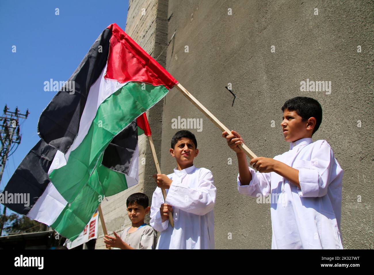 Rafah, Gaza City, Palestine. 23rd Sep, 2022. Gaza, Palestine. 23 ...