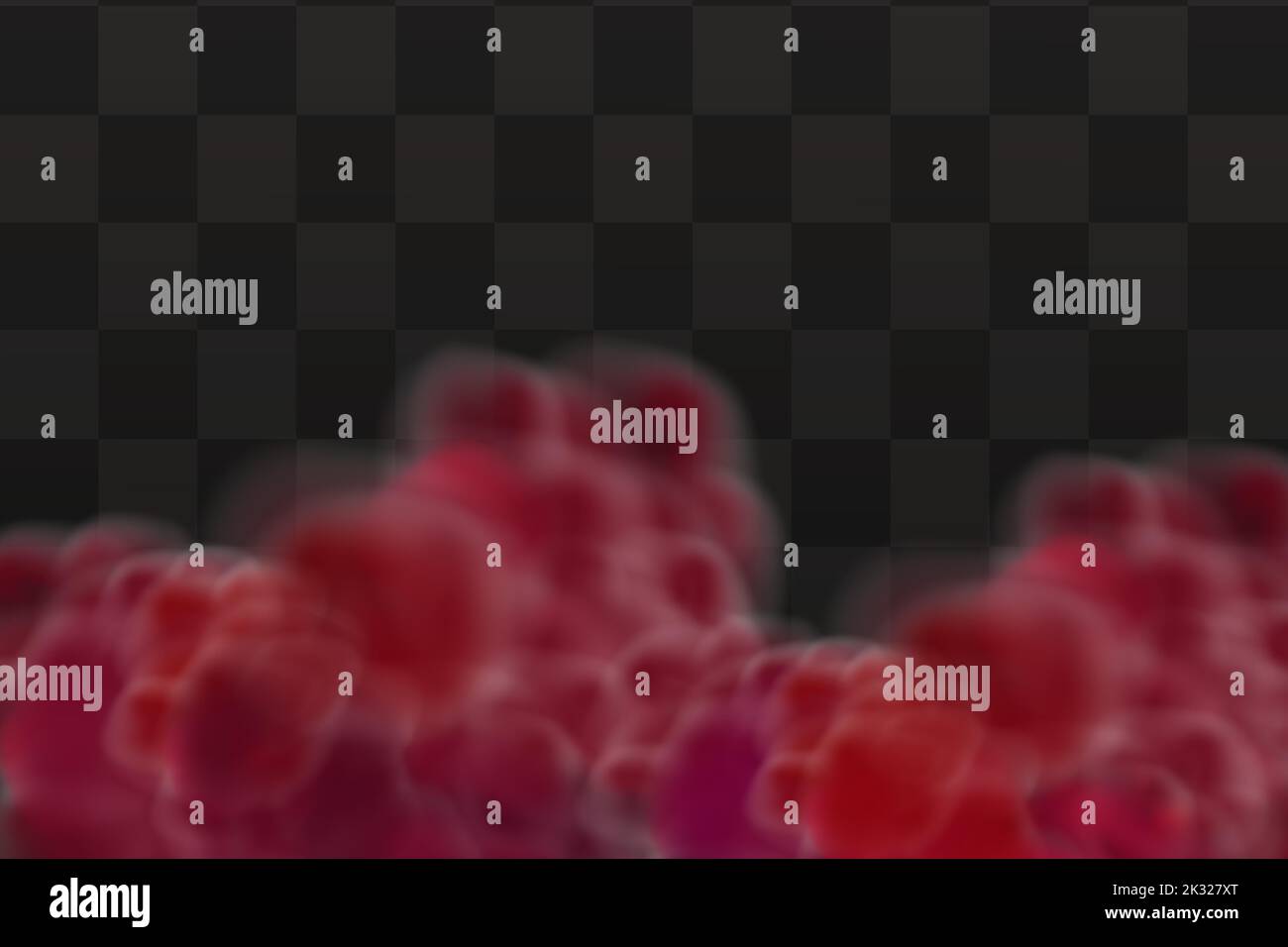 Purple poisonous gas, dust and smoke effect.Realistic scary mystical ...