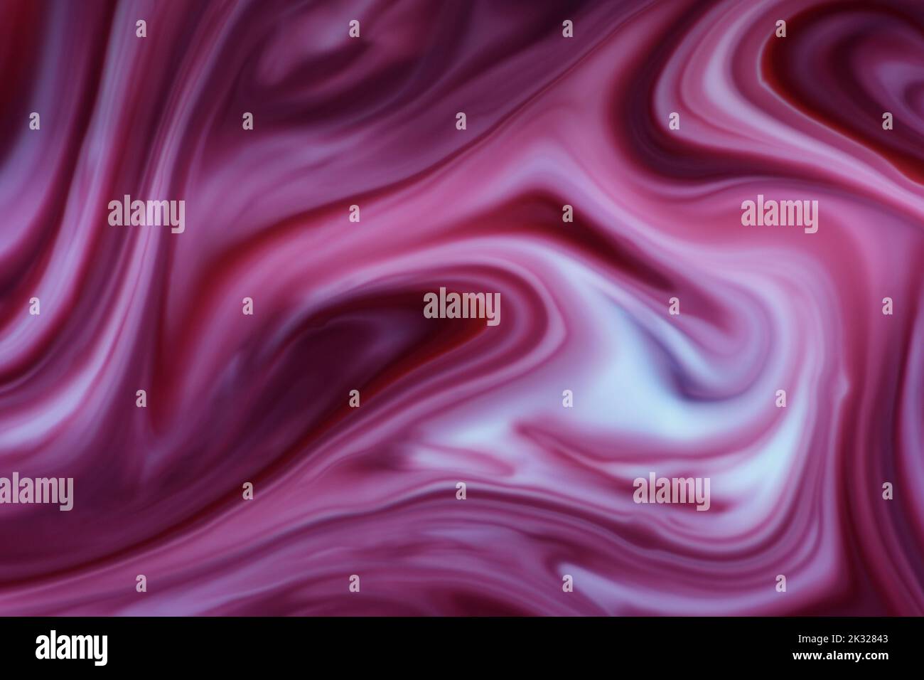 An abstract milk art image of a creamy, fluid, swirling, satin-like ...