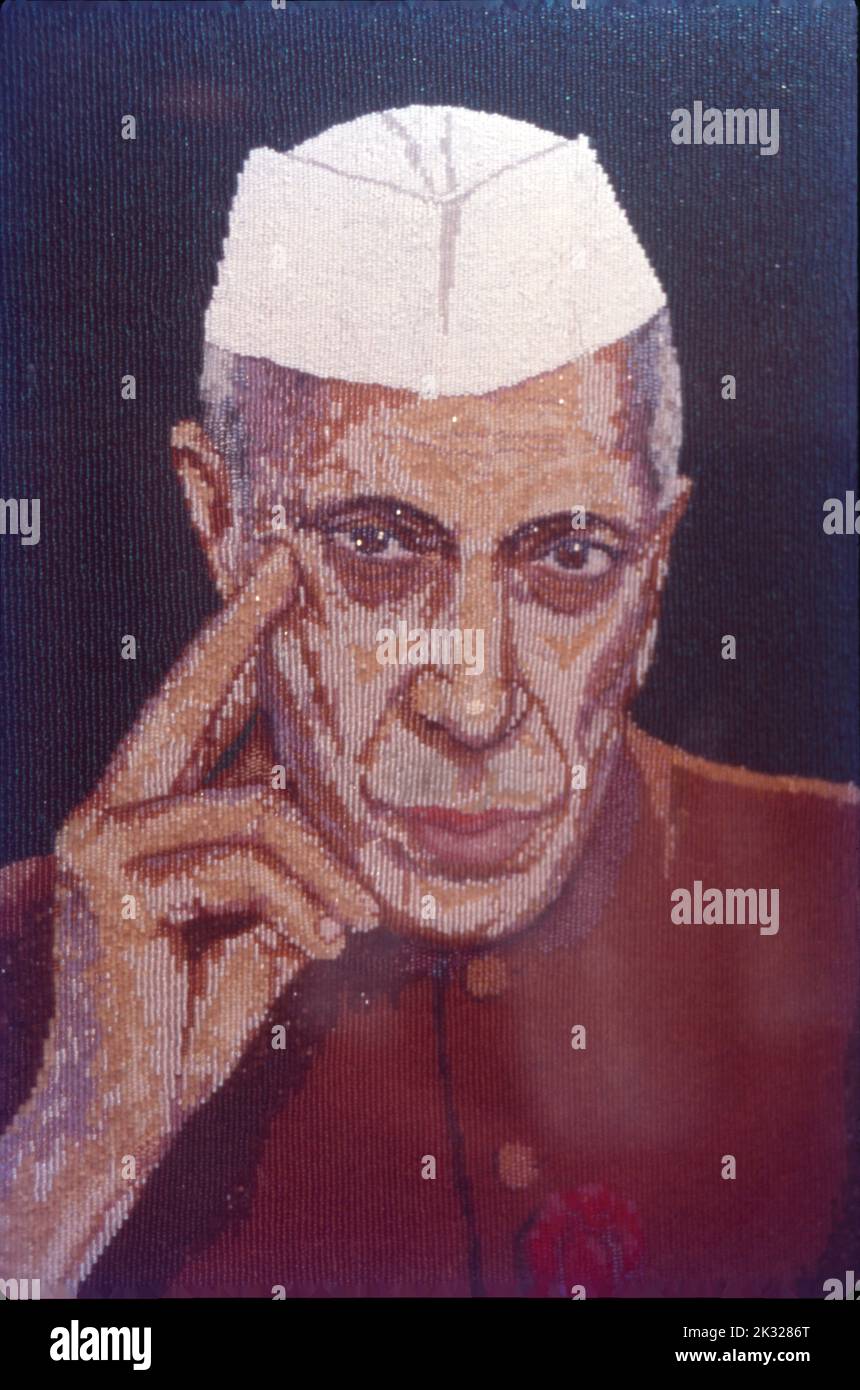 Jawaharlal nehru portrait hi-res stock photography and images - Alamy