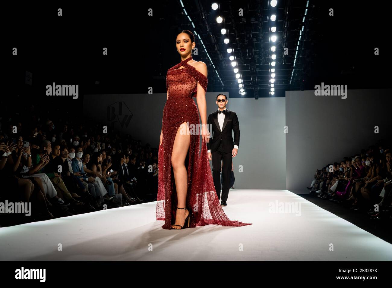 Bangkok, Thailand. 24th Sep, 2022. A model walks the runway for the ...