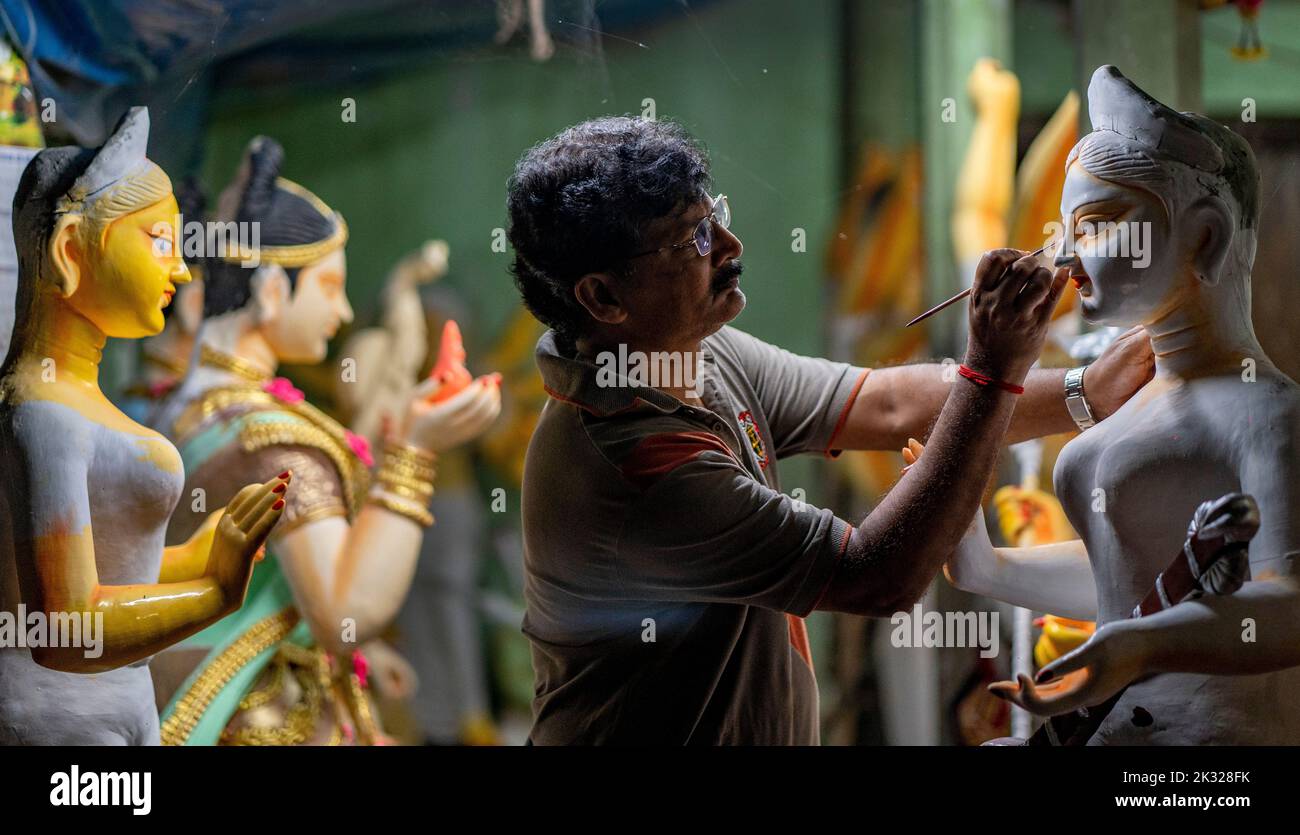 Chittagong, Bangladesh. 19th Sep, 2022. Durga puja, the festival of ...