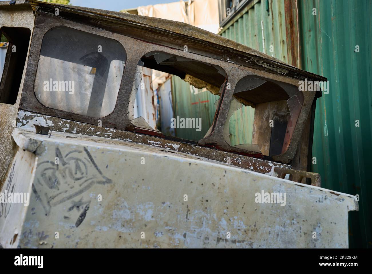 Interior of ship damaged hi-res stock photography and images - Alamy