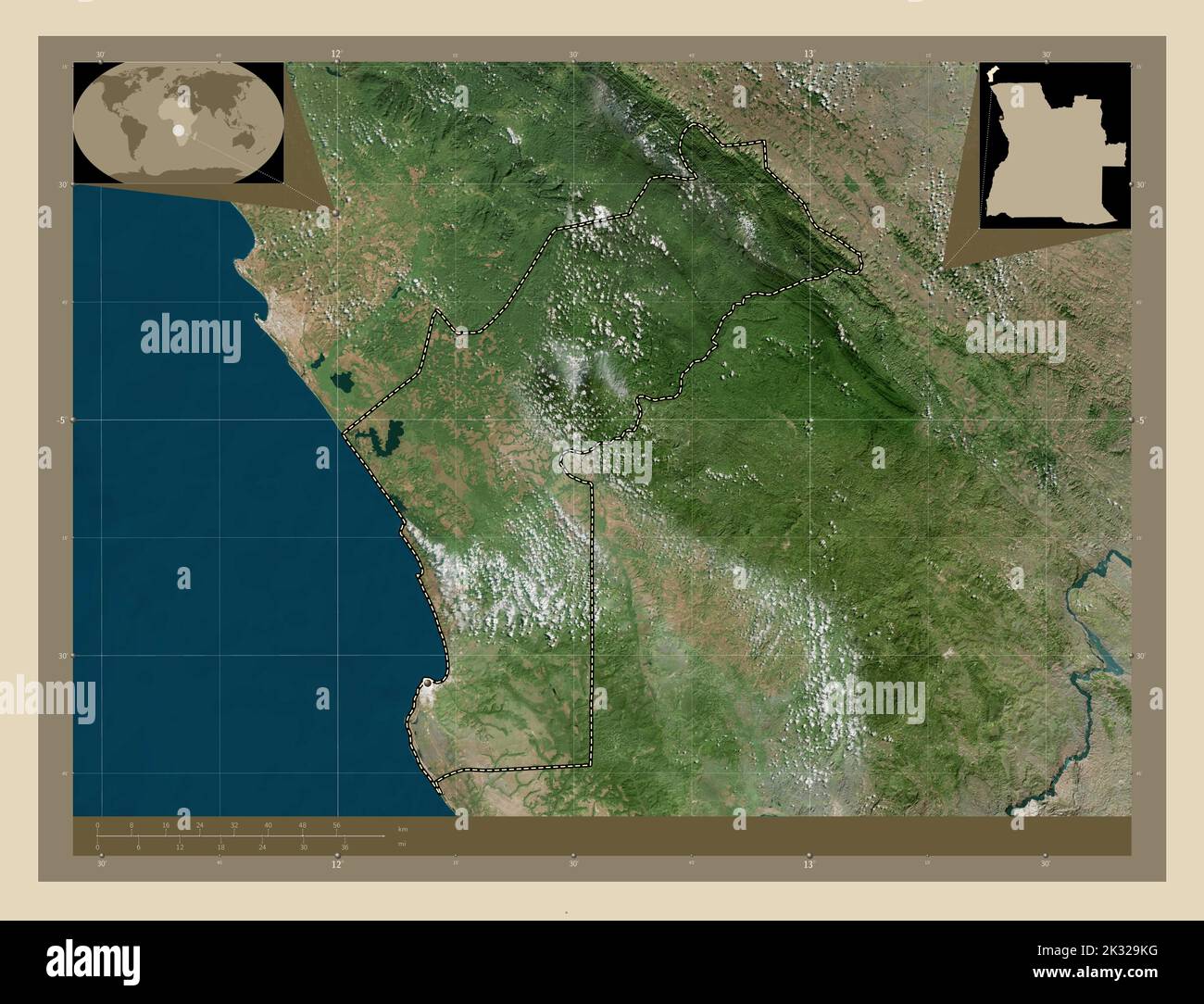 Angola africa map cabinda hi-res stock photography and images - Alamy
