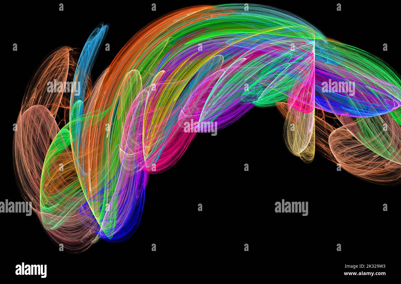 abstract rainbow figure diversity, color illustration Stock Photo - Alamy