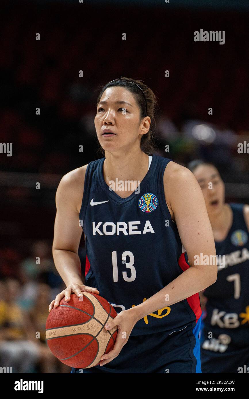 Sydney, Australia. 24th Sep, 2022. Inyoung Yang (13 Korea) takes a free ...