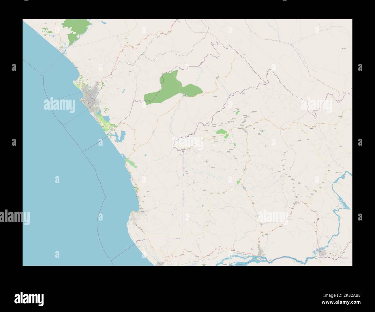 Angola africa map cabinda Stock Vector Images - Alamy