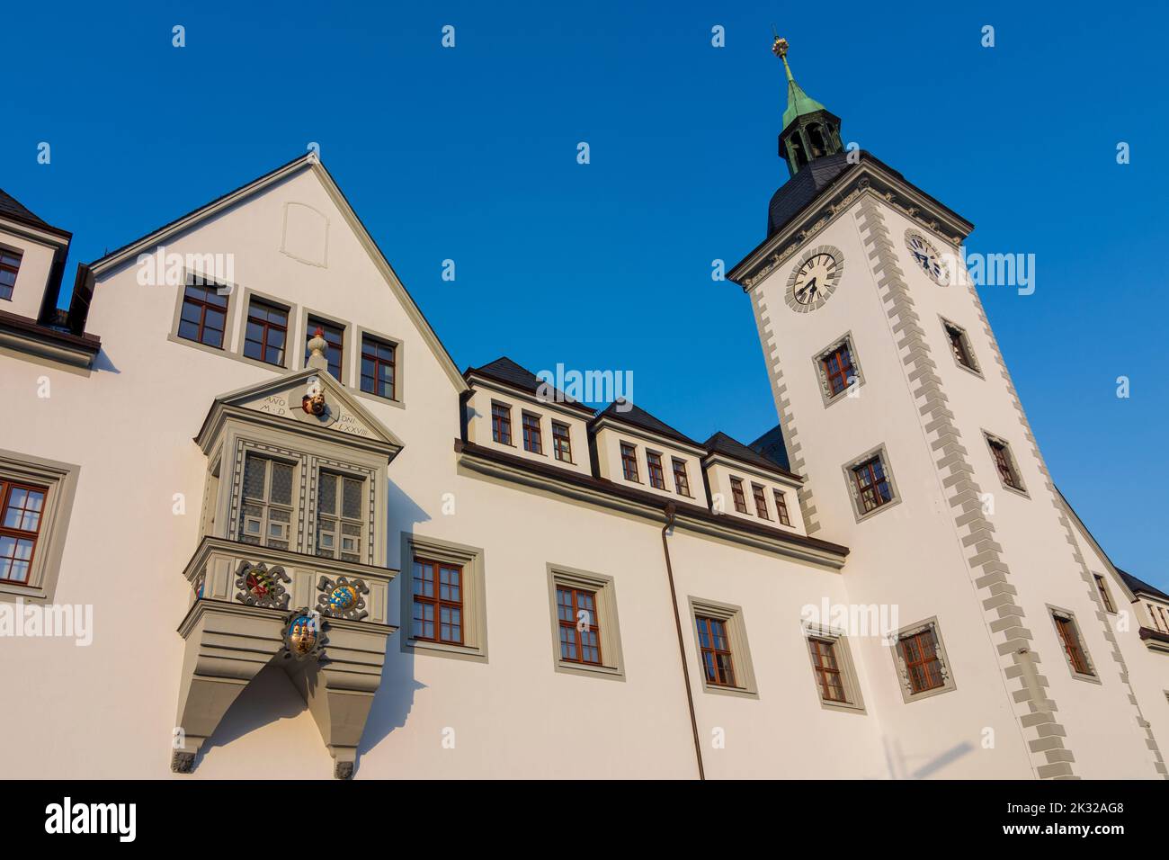 Freiberg: Town Hall in , Sachsen, Saxony, Germany Stock Photo - Alamy