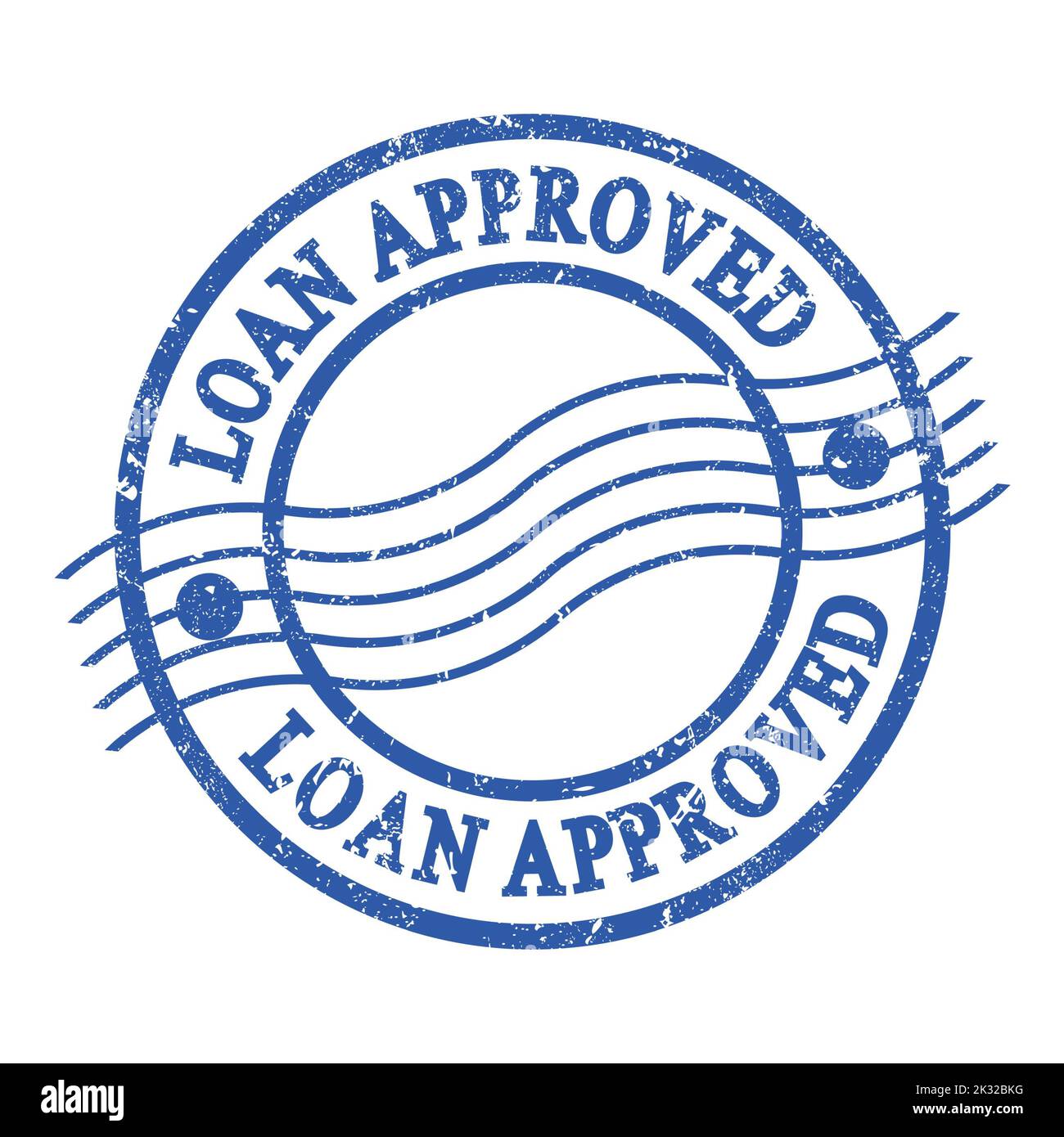 Loan approved stamp sign seal hi-res stock photography and images - Alamy