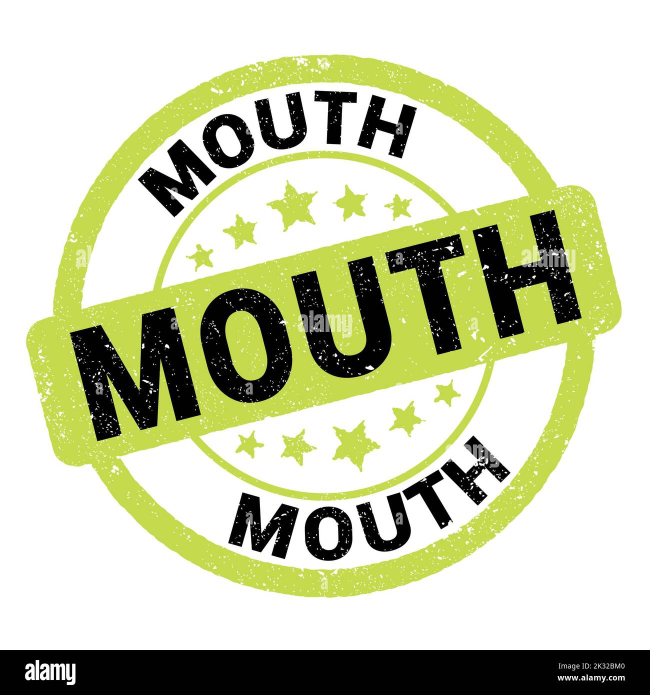 MOUTH text written on green-black grungy stamp sign Stock Photo - Alamy