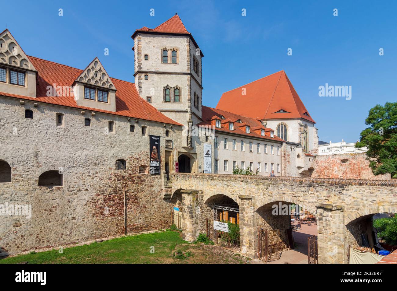 Halle (Saale): art museum Kunstmuseum Moritzburg Castle in , Sachsen ...