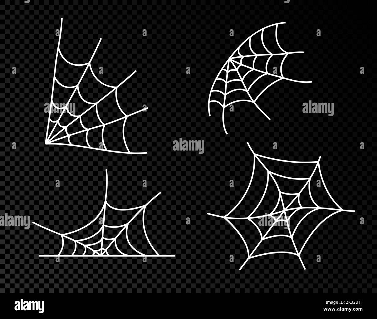 Spider web cobweb vector icon doodle, Spiderweb border circle cartoon ...