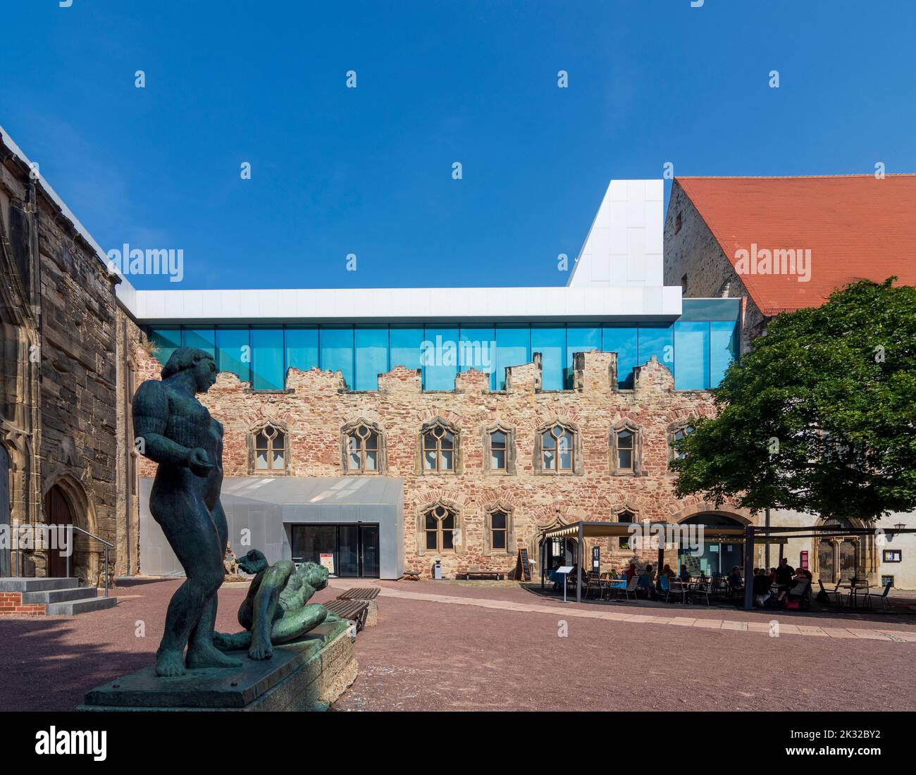 Halle (Saale): art museum Kunstmuseum Moritzburg Castle in , Sachsen ...