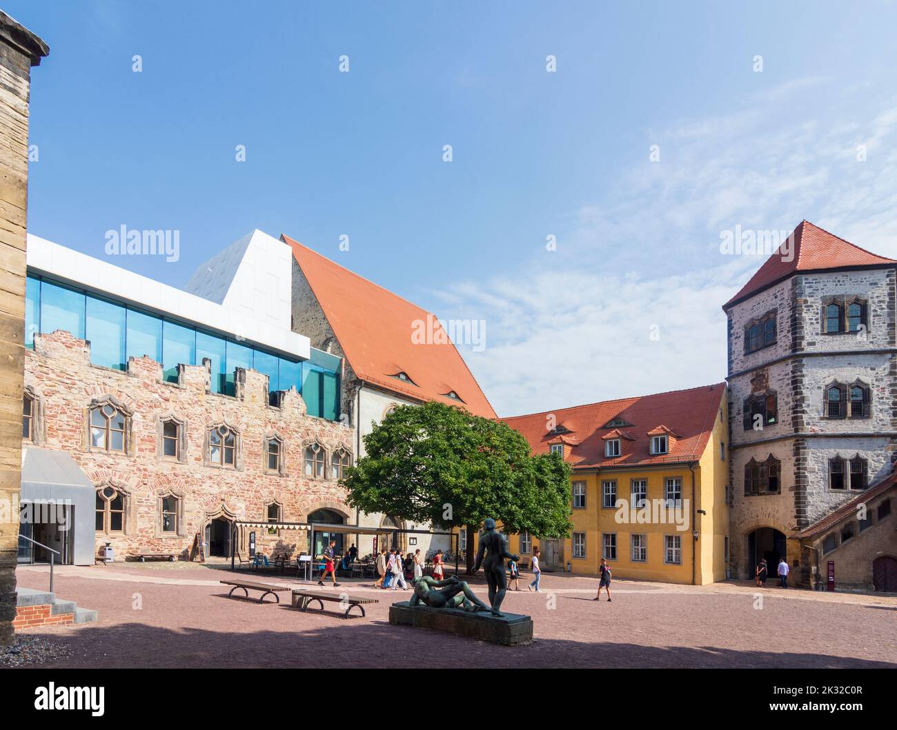 Halle (Saale): art museum Kunstmuseum Moritzburg Castle in , Sachsen ...