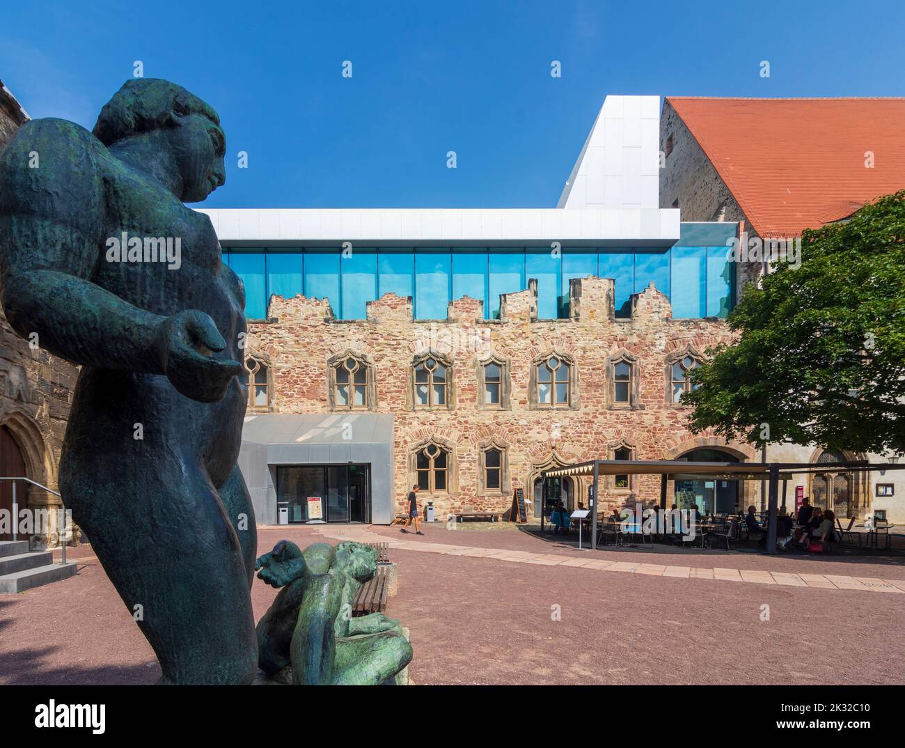 Halle (Saale): art museum Kunstmuseum Moritzburg Castle in , Sachsen ...