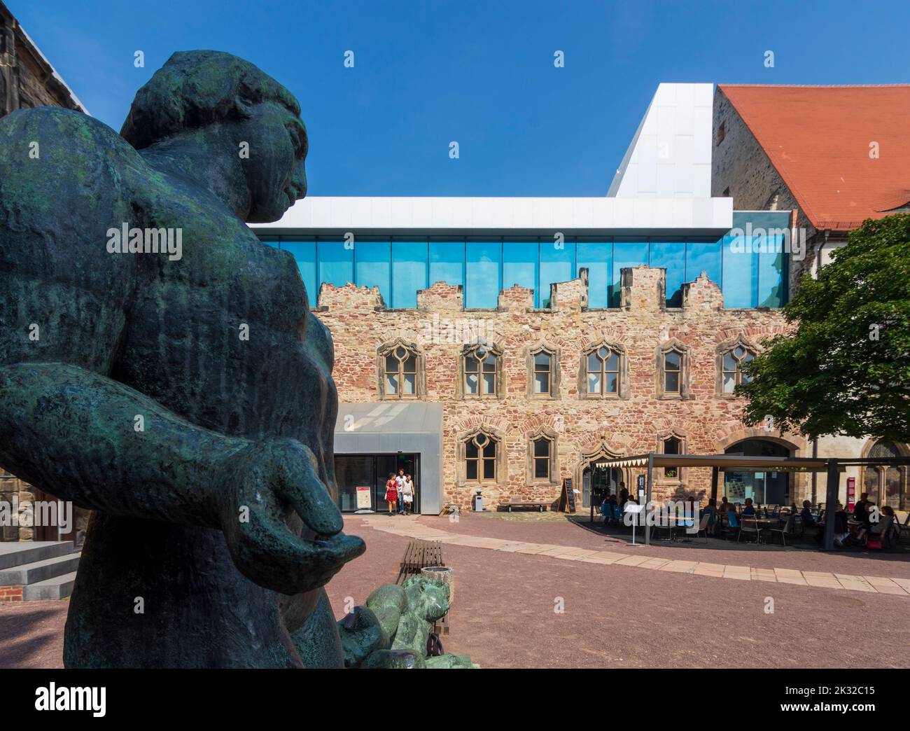 Halle (Saale): art museum Kunstmuseum Moritzburg Castle in , Sachsen ...