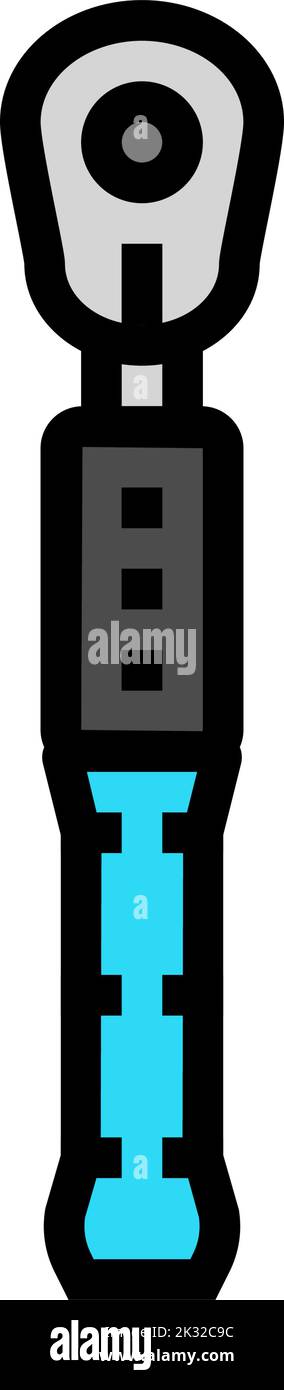 torque wrench tool color icon vector illustration Stock Vector Image ...