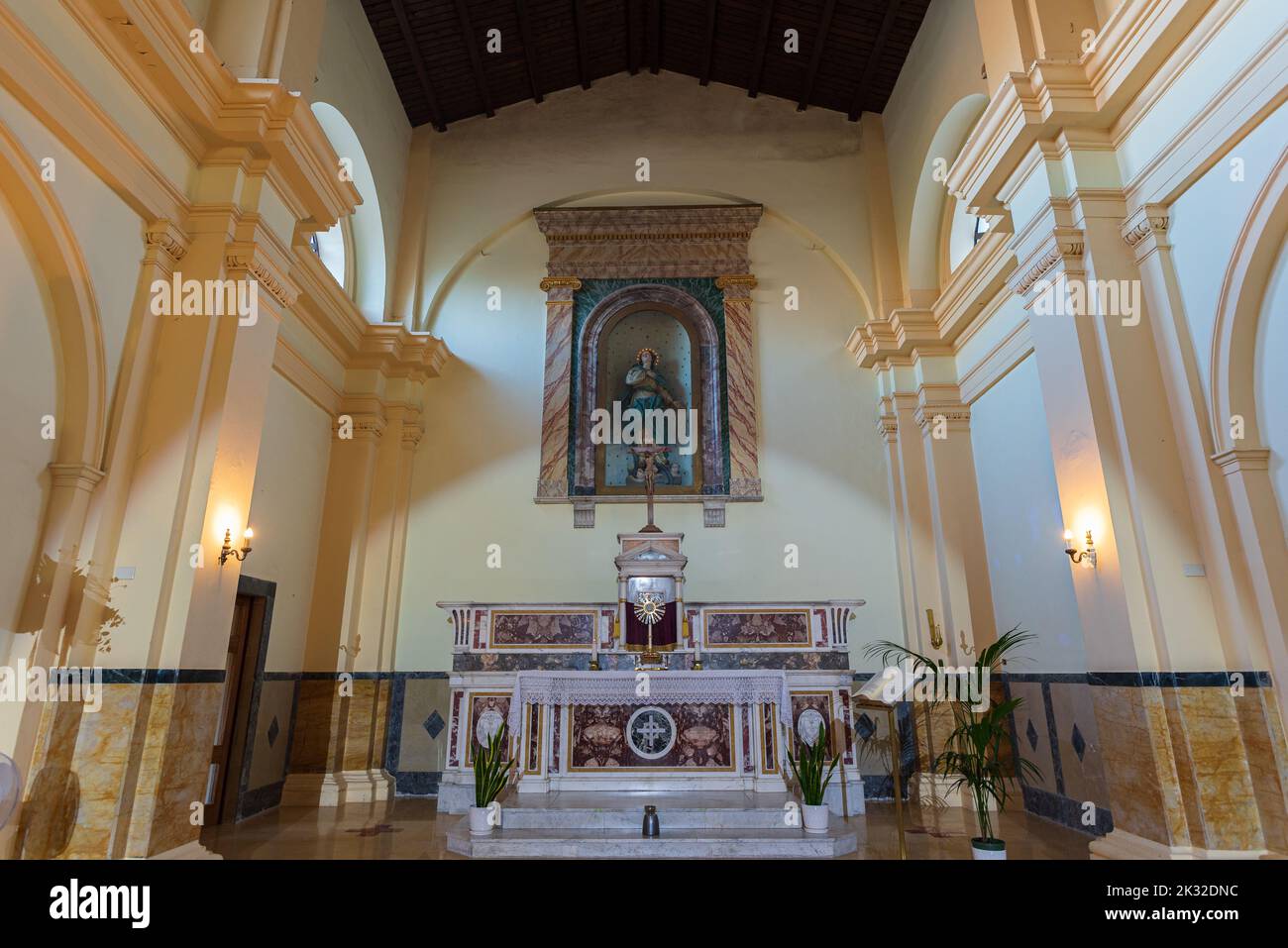 The Church of the Immaculate Conception was razed to the ground by the ...
