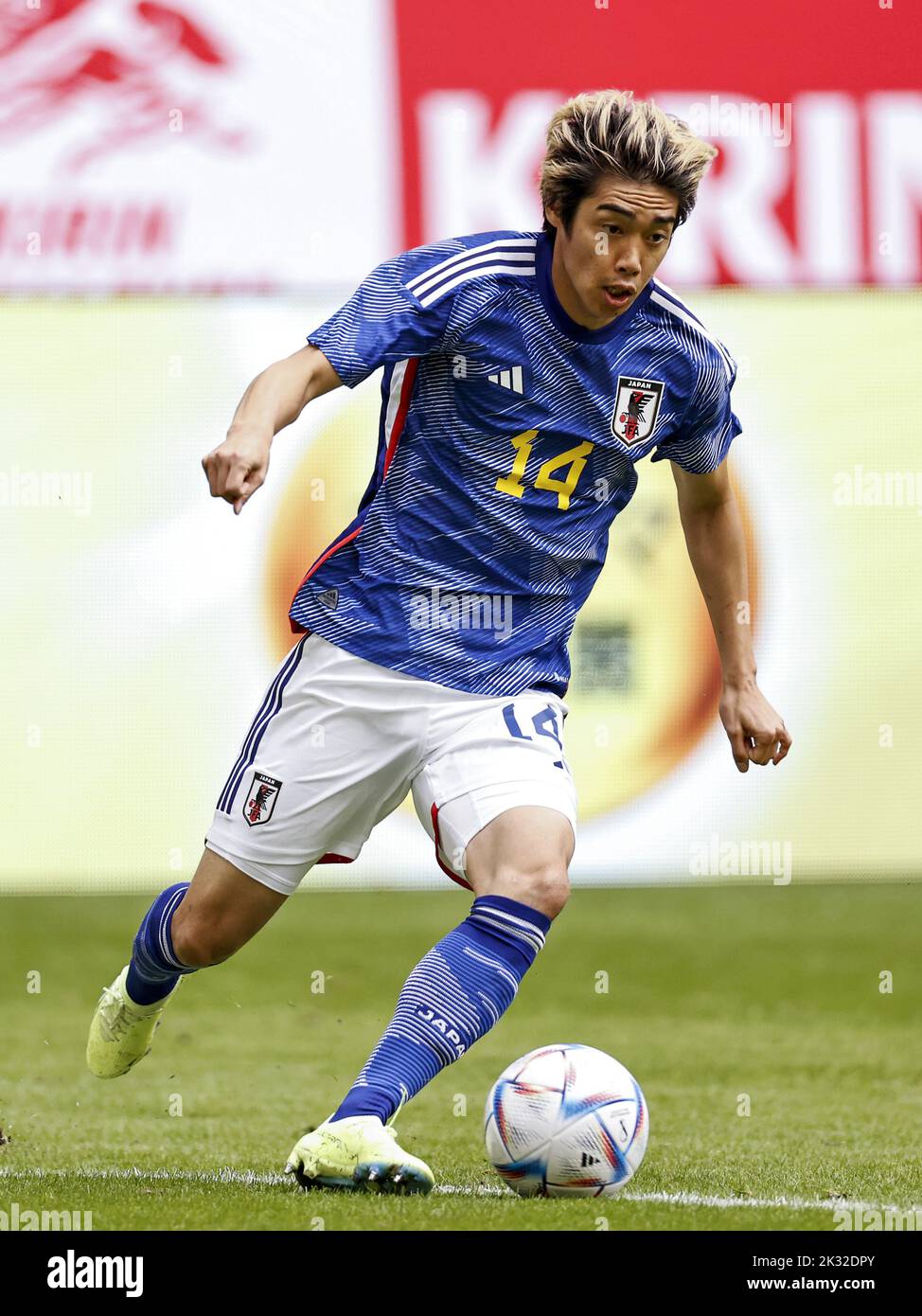 DUSSELDORF - Junya Ito of Japan during the International Friendly Match ...